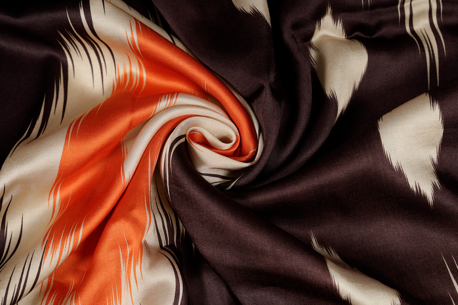 Printed Modal Satin Fabric-5136024