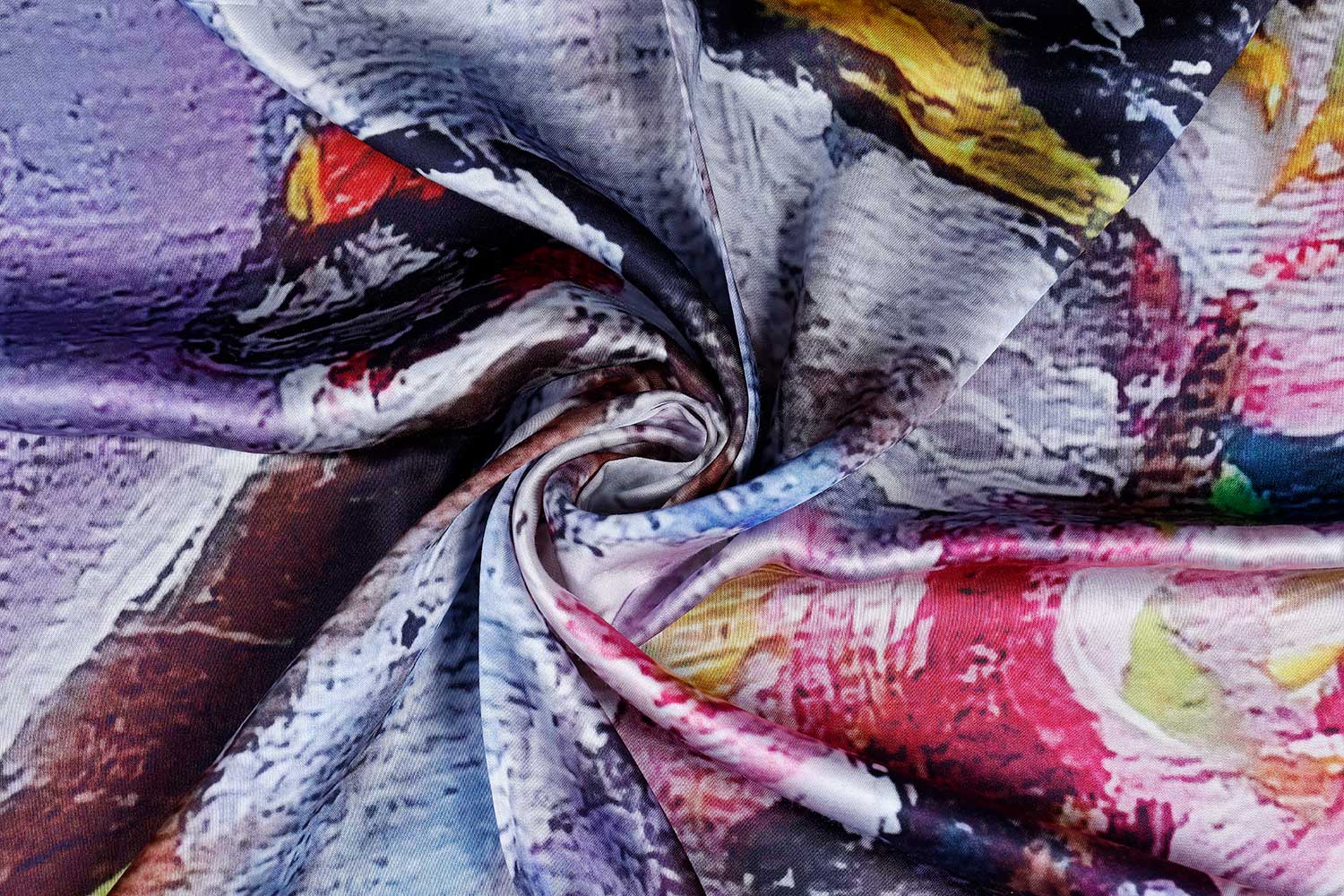 Printed Modal Satin Fabric-5166124